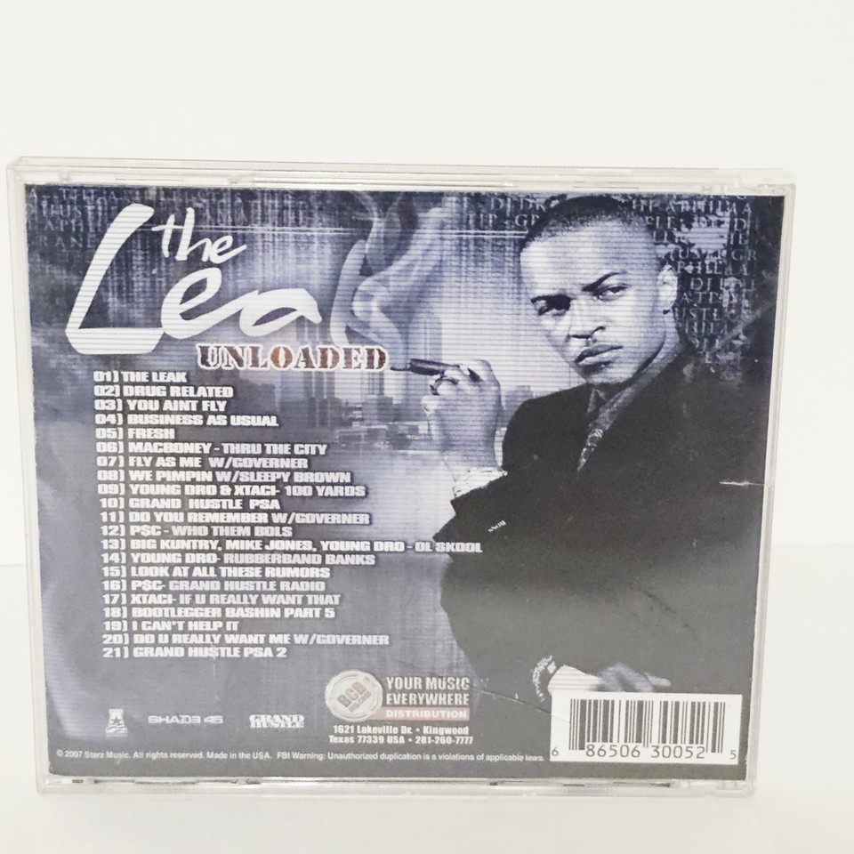 T.I.P. And DJ DRAMA The Leak Promo CD Gangsta Grillz Rap Album T.I. OOP ...