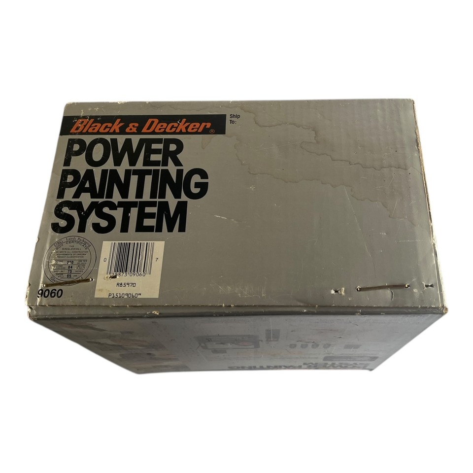 Black & Decker 9060 Power Painting System Cordless Paint Roller w/ Box ...