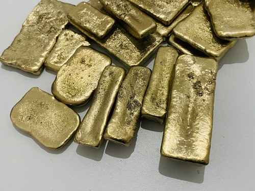 650 Grams Scrap Gold Bar For Gold Recovery Melted Different Computer ...