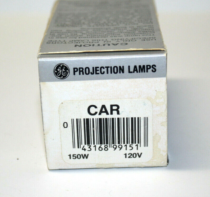 GE General Electric Projection Lamp CAR 150W 120V Replacement Bulbs ...