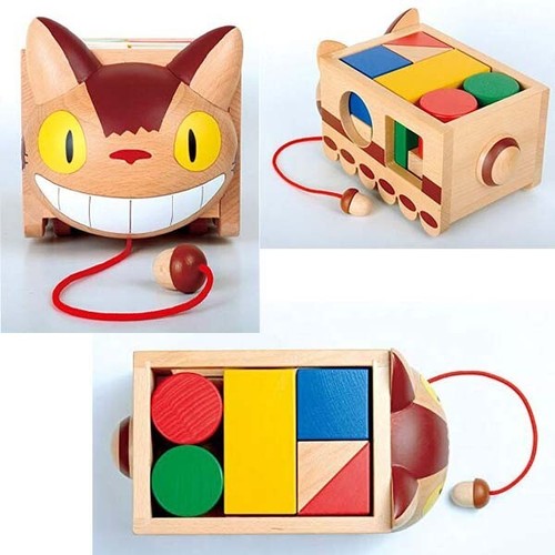 Studio Ghibli My Neighbor Cat Bus Building Blocks for Children Japan ...