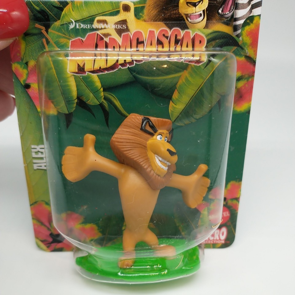 Figure Alex Lion DreamWorks Madagascar Micro Collection Mattel NEW ...