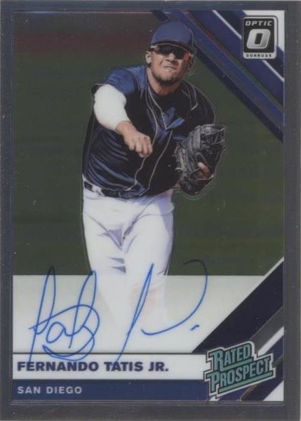 2019 Panini Donruss Optic - Rated Prospects Signatures #RPS-FT Fernando ...