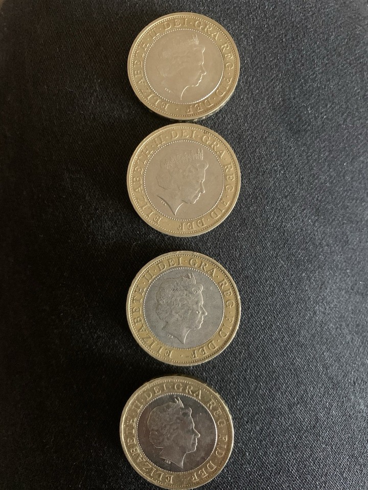 RARE 2002 Commonwealth Games £2 Two Pound Complete Full Circulated Coin ...