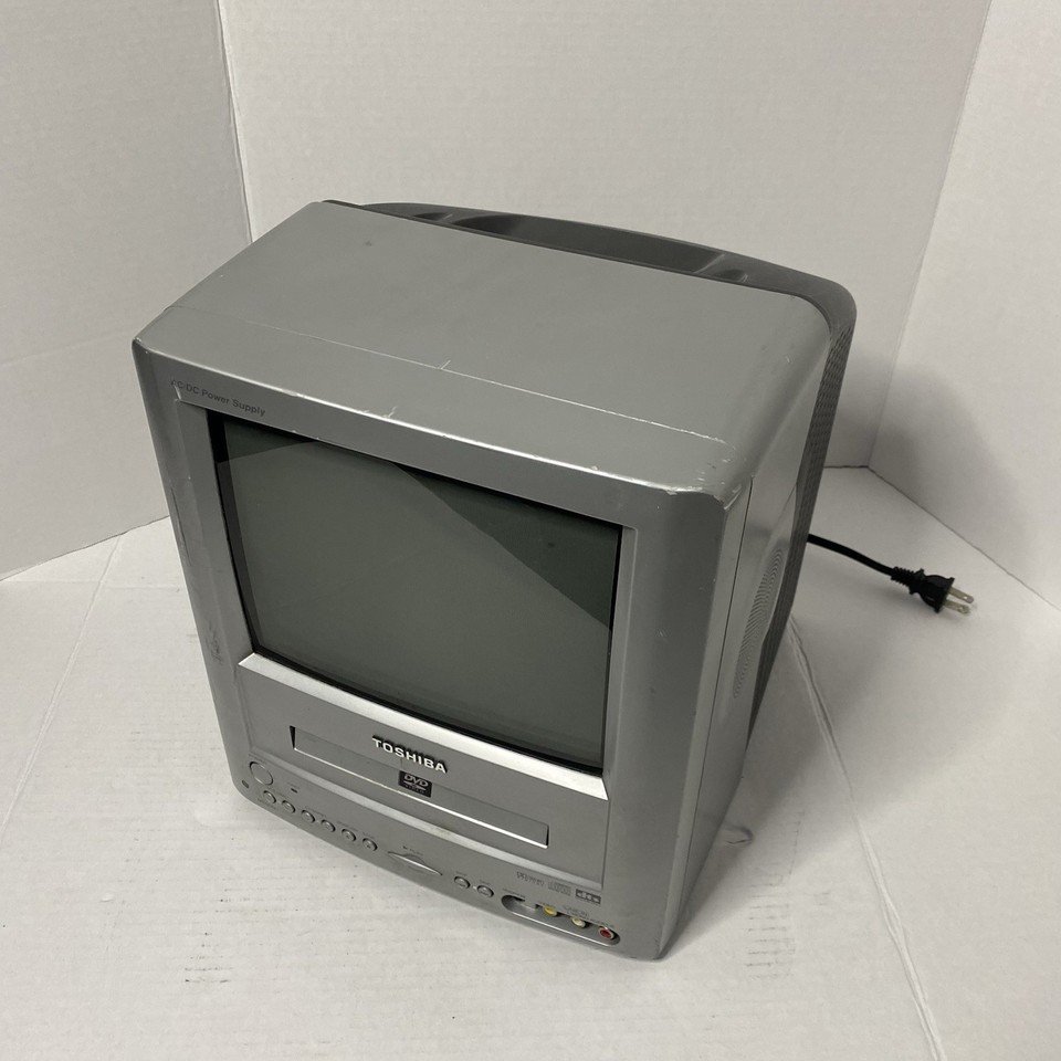 Toshiba 9" CRT TV DVD Player Combo MD9DM1R 9" Retro Gaming TV | eBay