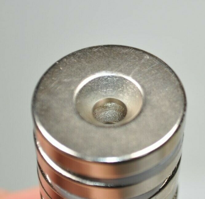 Neodymium Magnet 1 In X 12 In X 12 In Wcountersunk Hole Apex Magnets