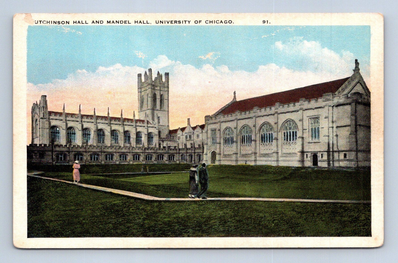 Hutchinson And Mandel Hall University Of Chicago Postcard Unposted | eBay
