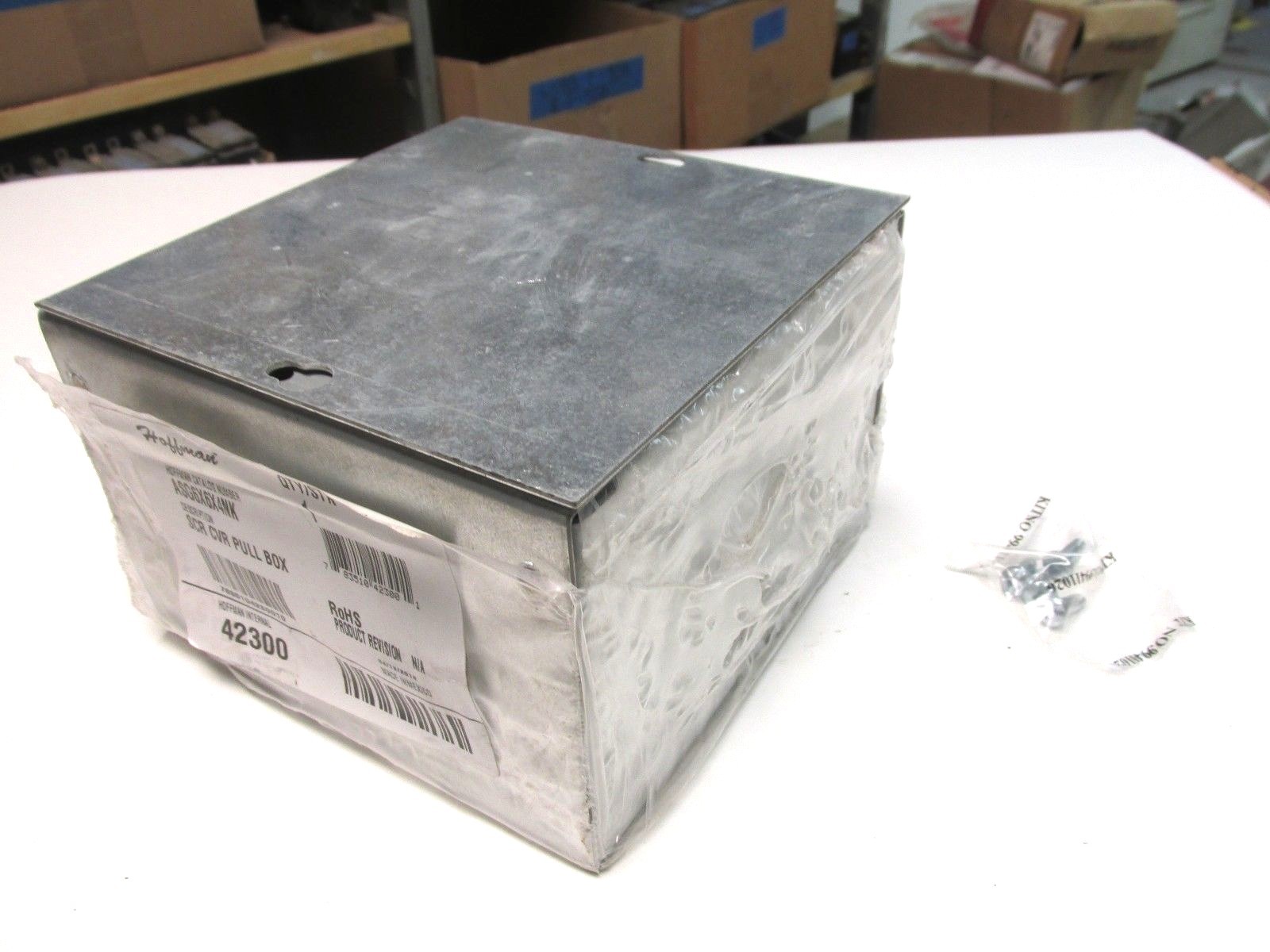 NEW .. Hoffman Screw Cover Pull Box Cat# ASG6X6X4NK .. UI-44 | eBay