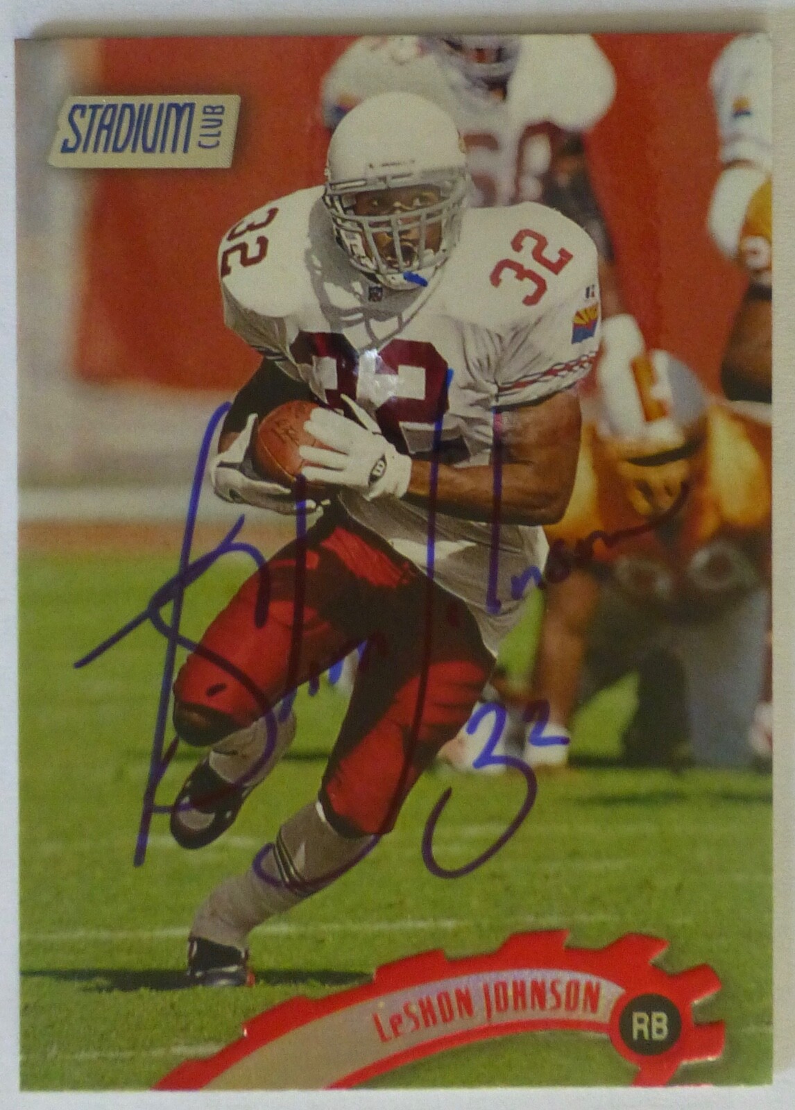 LESHON JOHNSON - SIGNED / AUTOGRAPHED - 1997 STADIUM CLUB CARD #148 | eBay