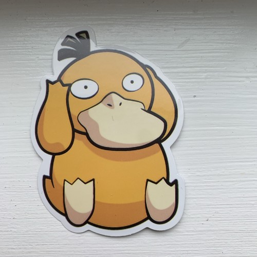 3” Pokemon Vinyl Decal - Psyduck - For Nintendo Switch Dock 3DS Wii Cup ...