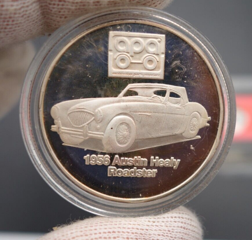1956 Austin Healy Roadster Automotive Exotic Car .999 Fine SILVER Round ...