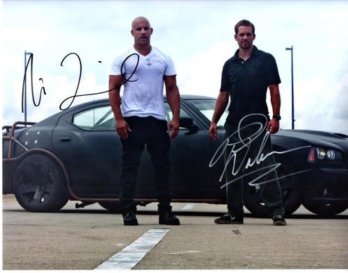 Paul Walker Vin Diesel 11x14 signed Photo autographed Picture + COA | eBay