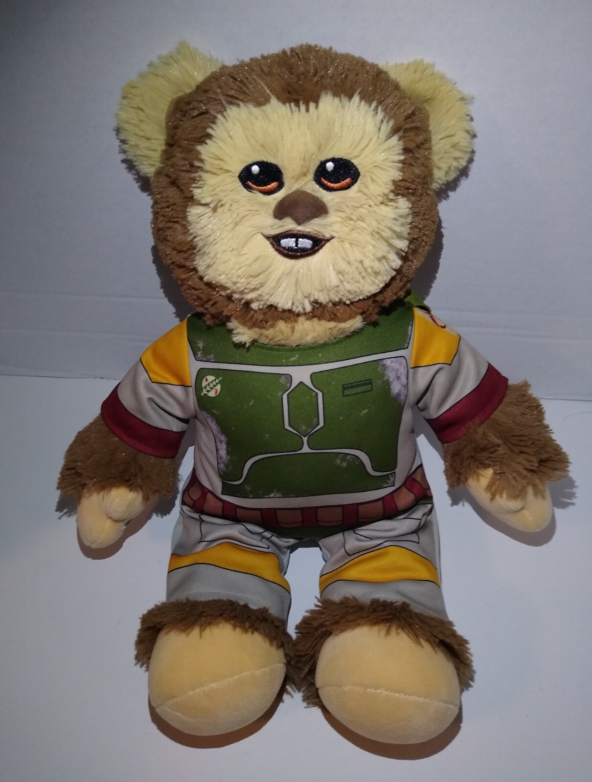 Build a Bear Star Wars Ewok 18" w/ Boba Fett Outfit Plush Stuffed ...