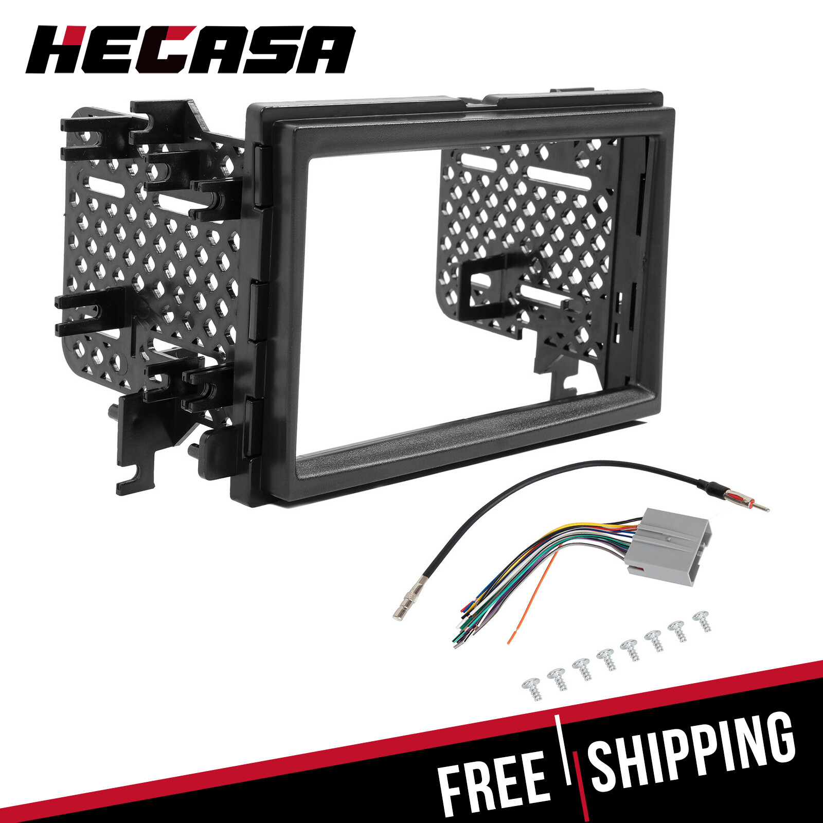 Car Radio Stereo Double Din Dash Kit For 05-16 F250 F350 F450 F550 ...