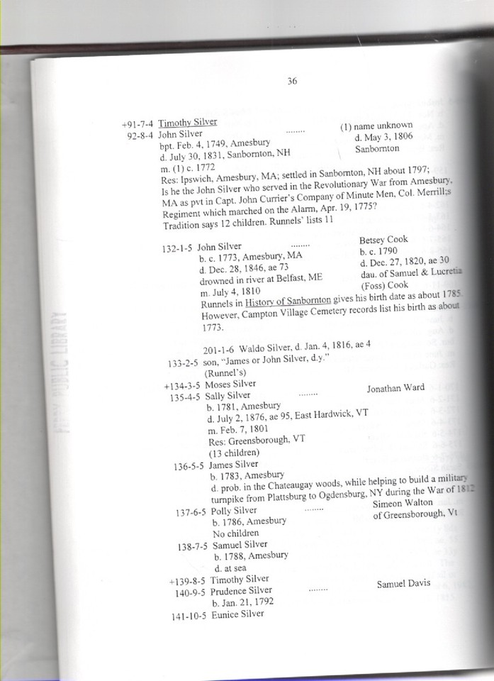 Timothy Silver of Amesbury, Massachusetts | eBay