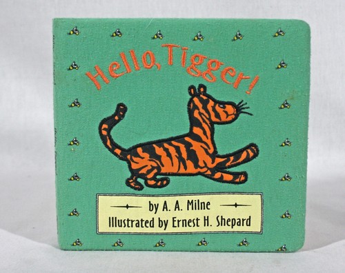 WINNIE THE POOH 1998 "HELLO TIGGER" CLOTH & BOARD BOOK BY EARNEST H ...