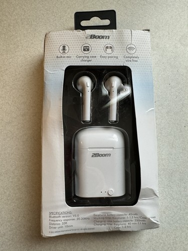 2boom Roam Air True Wireless Earphones White | eBay