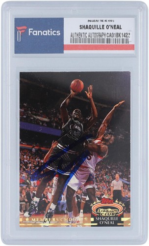 Autographed Shaquille O'Neal Magic Basketball Card 793393251486| eBay
