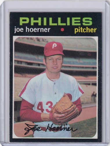 1971 Topps Baseball #166 Joe Hoerner - Philadelphia Phillies | eBay