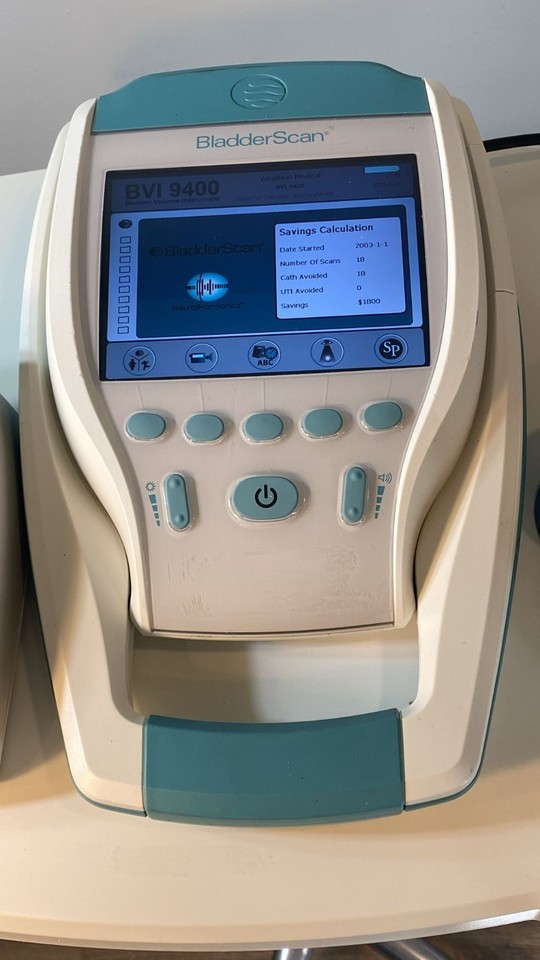 Verathon BVI 9400 Bladder Scan Urology Ultrasound Scanner Probe Battery ...