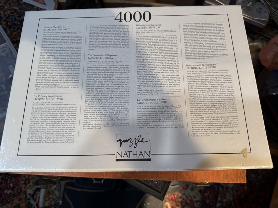 Nathan 4000 Piece Napoleon’s Coronation Puzzle | eBay