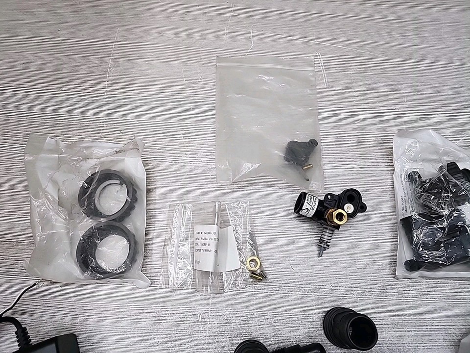 Assorted Fleck Water Softener Replacement Parts - Fittings, Clips, O ...