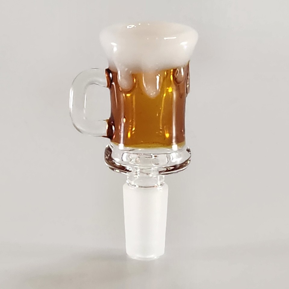 14mm Beer Mug Unique Replacement Borosilicate Glass Slide Bowl Hookah ...