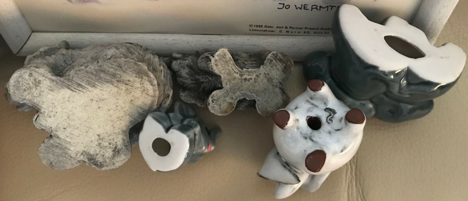 Sweet: Elephant Collection 5 Mini Ceramic Elephants | eBay