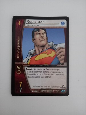 Vs System CCG TCG - Superman, Clark Kent - DSM-021 - Marvel DC | eBay