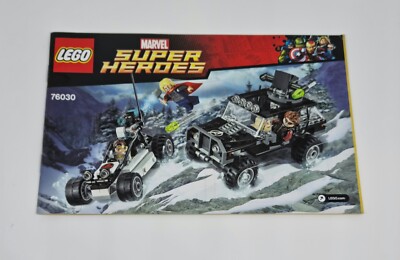 LEGO 76030 AVENGERS HYDRA SHOWDOWN SUPER HEROES INSTRUCTIONS ONLY NEW ...