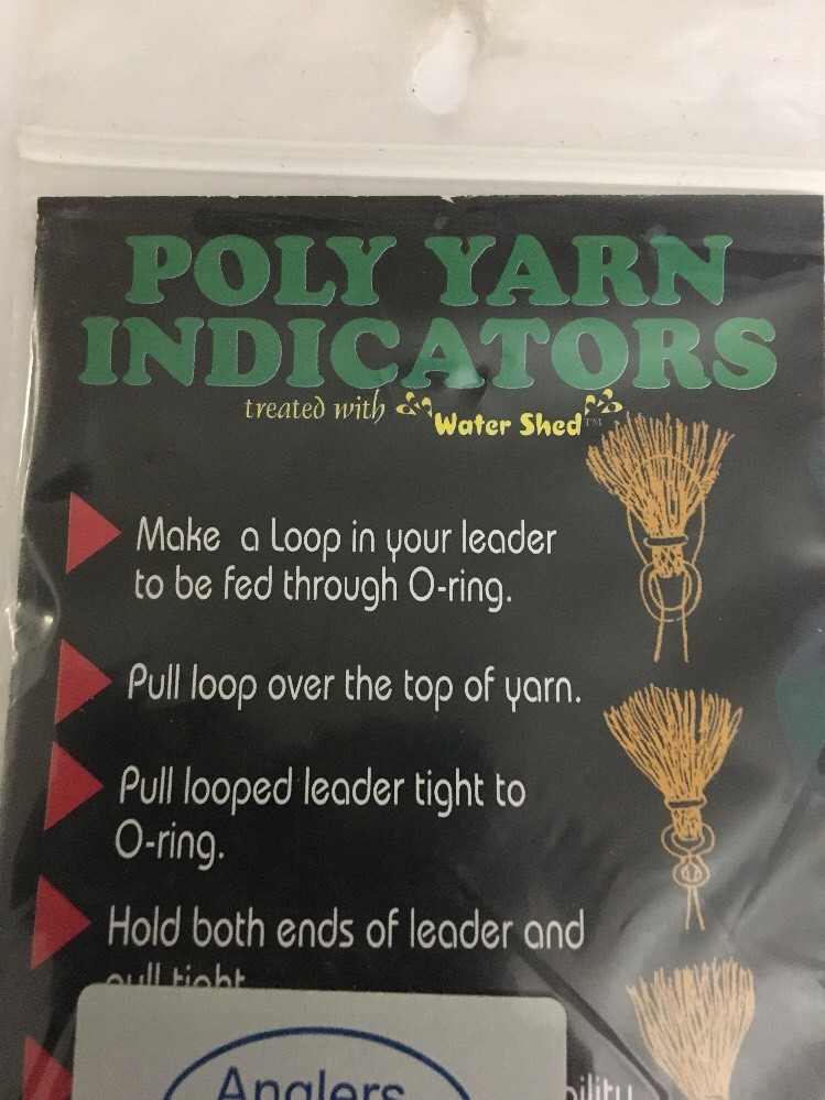 Wapsi Poly Yarn Indicator(Fly Fishing Strike Indicators)White-RARE ...