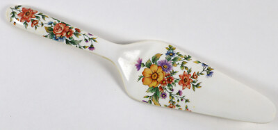 Vintage Floral Melamine Pie Cake Server Dessert Serving Utensil | eBay