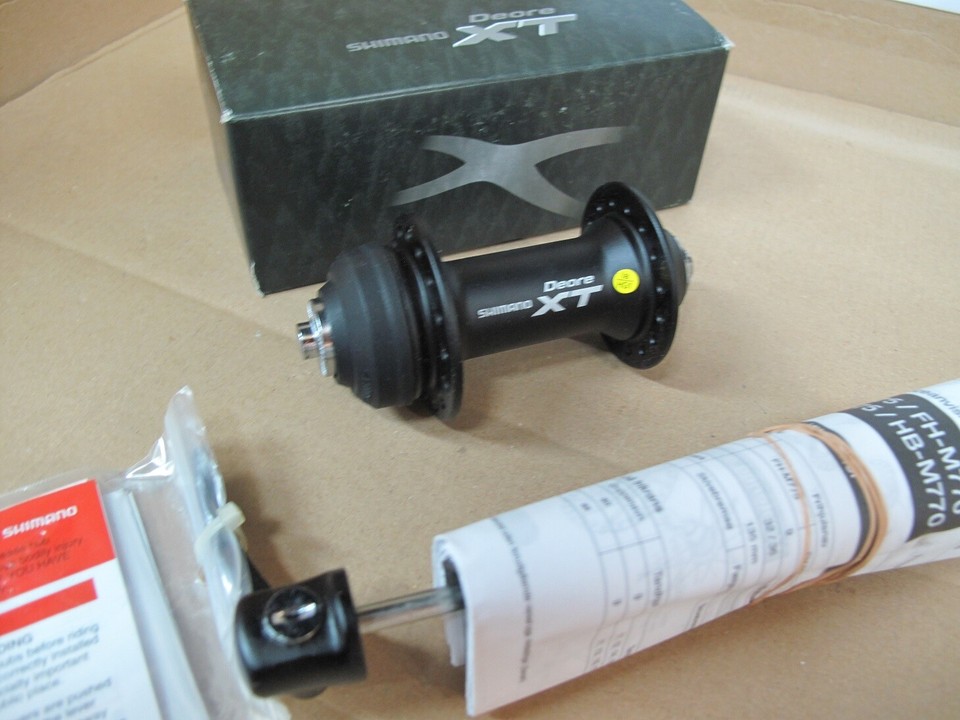 SHIMANO XT Hub Hubs Front Disc CL Center Lock 32H 36H Cycling MTB CX | eBay