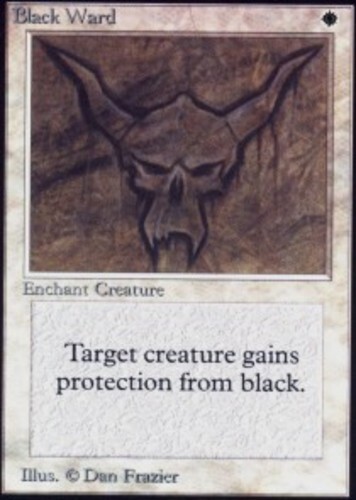 [1x] Black Ward Near Mint, English Collectors Edition MTG Magic | eBay