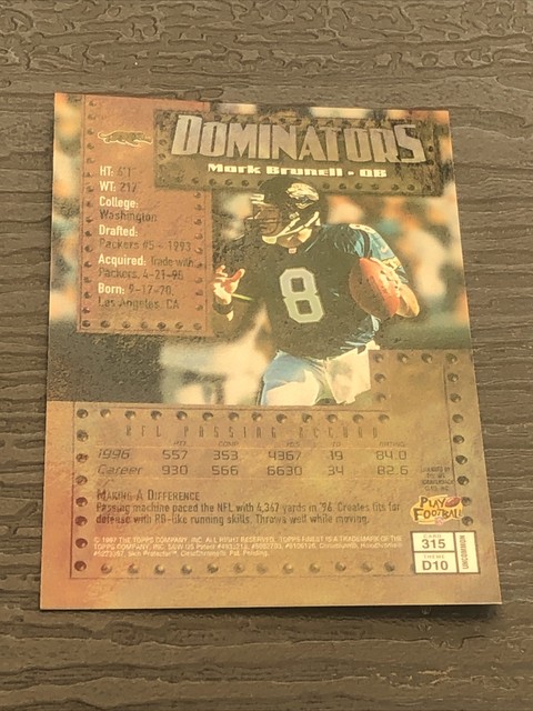 1997 Topps Finest - #315 Mark Brunell for sale online | eBay