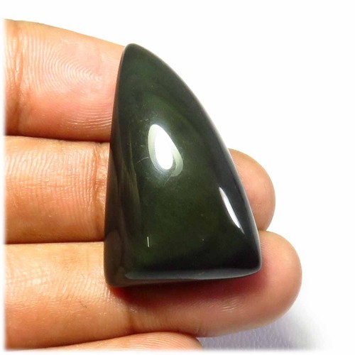 Obsidian Smooth Fancy Gemstone 32x20mm Natural Obsidian Rainbow ...