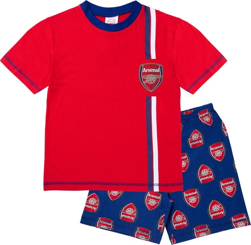 Arsenal F.C Boys Short Pyjamas, Summer Football Pjs, Official ...
