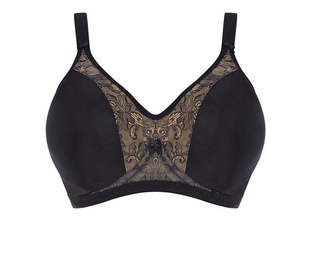 Goddess Women's Plus-Size Yvette Banded Underwired Bra Black Black Size ...