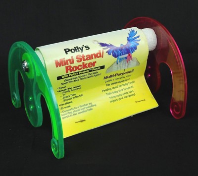 Polly's Portable Small Parrot Stand Rocker 1"x6" Long Nail Trim Perch ...