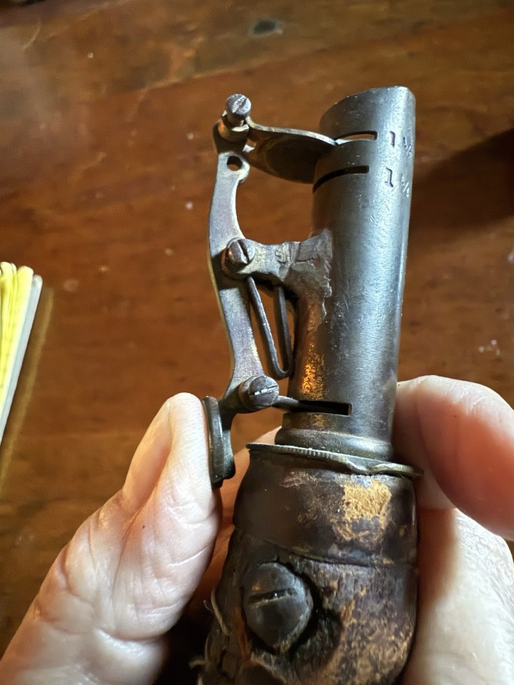 Set Of 2 Vntg Gun Powder Pouches Flasks Copper Stag Rabbit | eBay