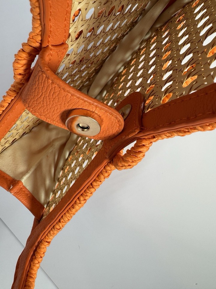Rare Hard To Find Target A New Day Orange Fruit Slice Rattan Caning ...