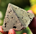 50MM Gold Pyrite Crystal Pyramid Point Natural Healing Chakra Gemstone ...