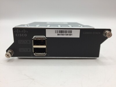 Cisco C2960x-stack Catalyst C2960x FlexStack Plus Hot-swap Stacking Module | eBay