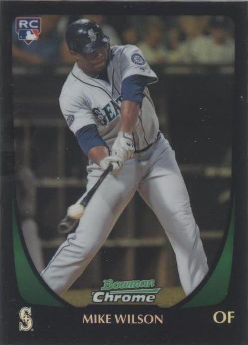 2011 Bowman Draft Picks & Prospects - Chrome Mike Wilson #99 Refractor ...