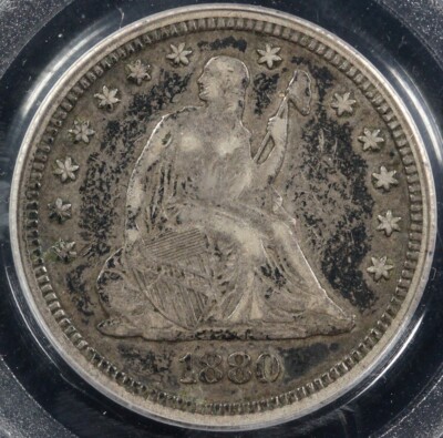 1880 25c Seated Liberty Quarter PCGS VF 35 | eBay