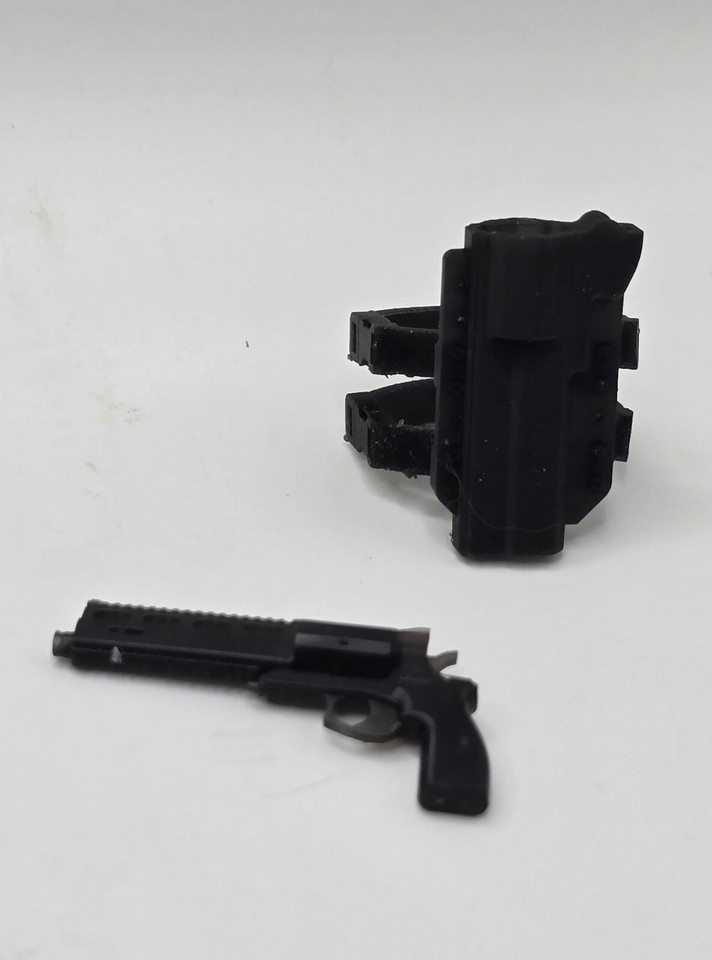 3d Printed RSH-12 REVOLVER LEFT HOLSTER 1:12 GI Joe Classified/Marvel ...