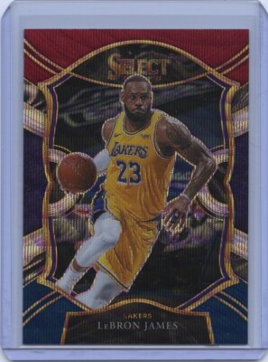 2020-2021 Select LEBRON JAMES Tri Color Card Concourse #23 | eBay