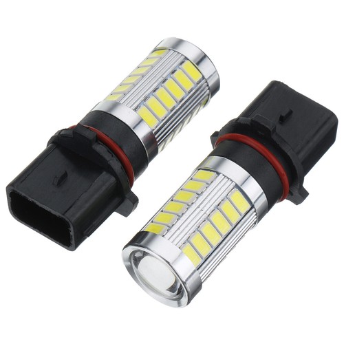 2pcs Xenon White High Power P13W LED Bulbs Daytime Running Lights DRL ...
