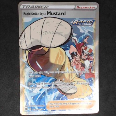 Rapid Strike Style Mustard TG27/TG30 Swsh09: Brilliant Stars Pokemon ...