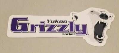 Yukon Gear and Axle Grizzly Sticker Decal- New- Racing, Jeep, Offroad ...